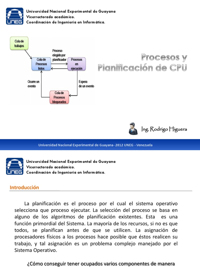 04 - Planificación CPU | PDF | Hilo (Computación) | Sistema operativo