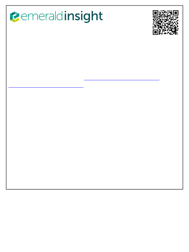10.1108ijppm 01 2019 0001 | PDF | Methodology | Restaurants