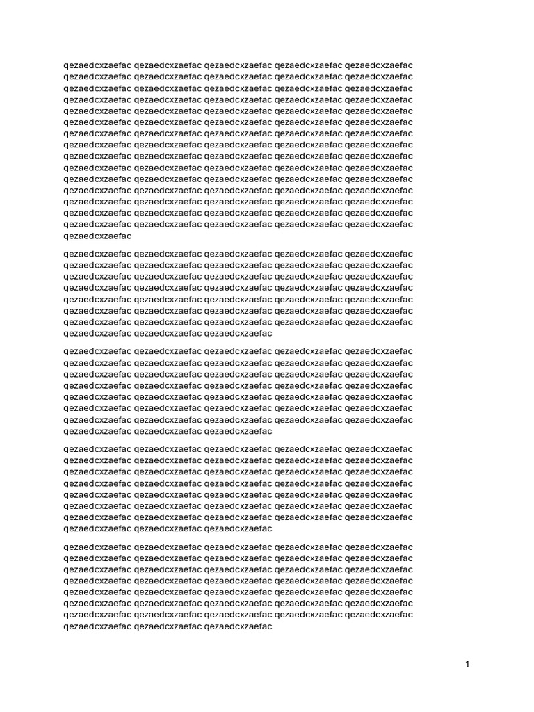 Doc 1 Aaaaaaaaaa | PDF