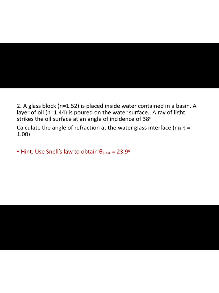 Refraction Through Multiple Layers | PDF