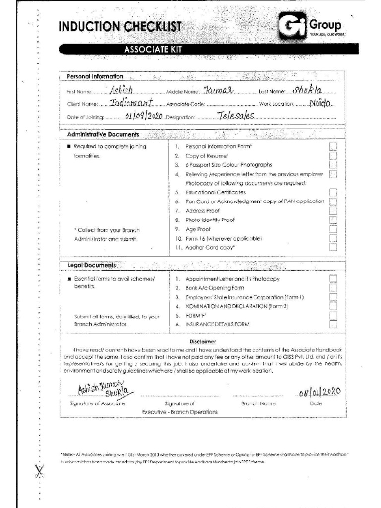 Sample GI Joining Kit | PDF