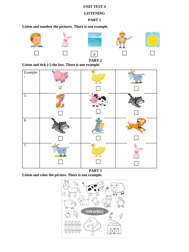 Unit Test 4: Listening, Reading, Writing | PDF | Chess Theory | Chess