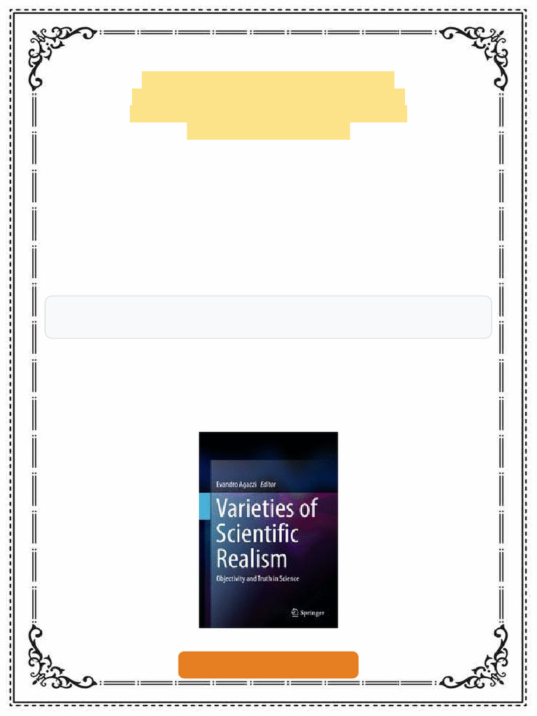 Varieties of Scientific Realism Objectivity and Truth in Science 1st ...