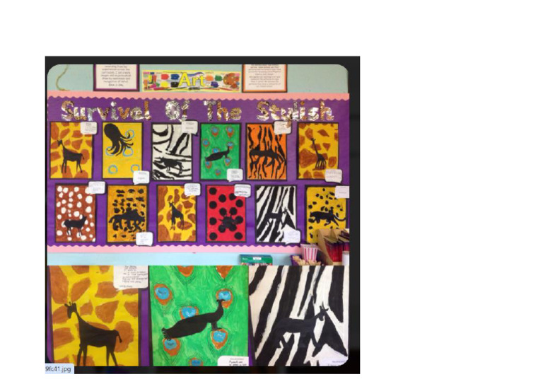 Art Work 3º African Animals | PDF
