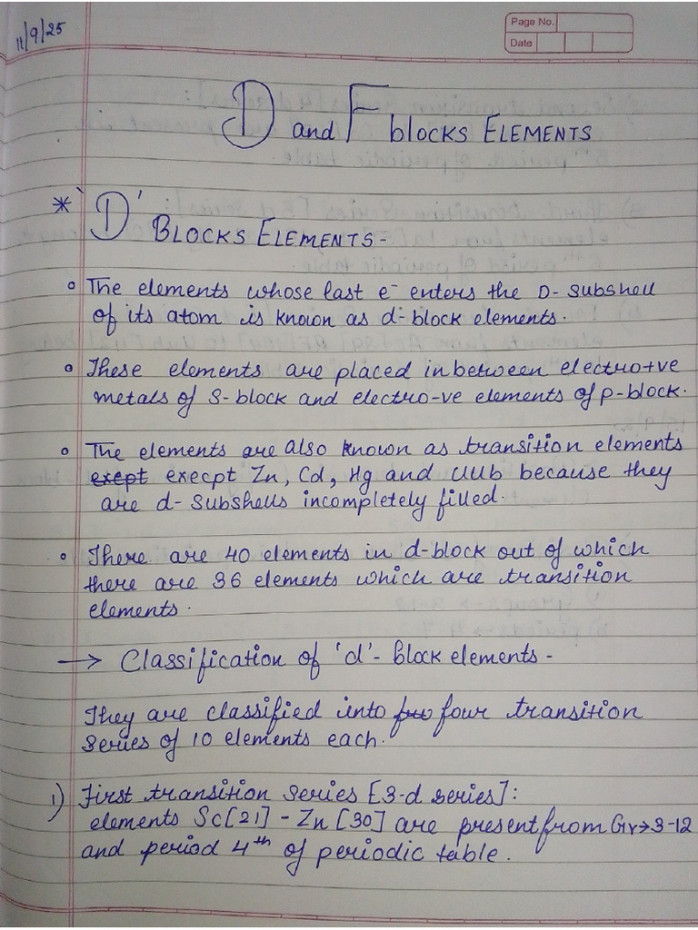 D and F Block | PDF