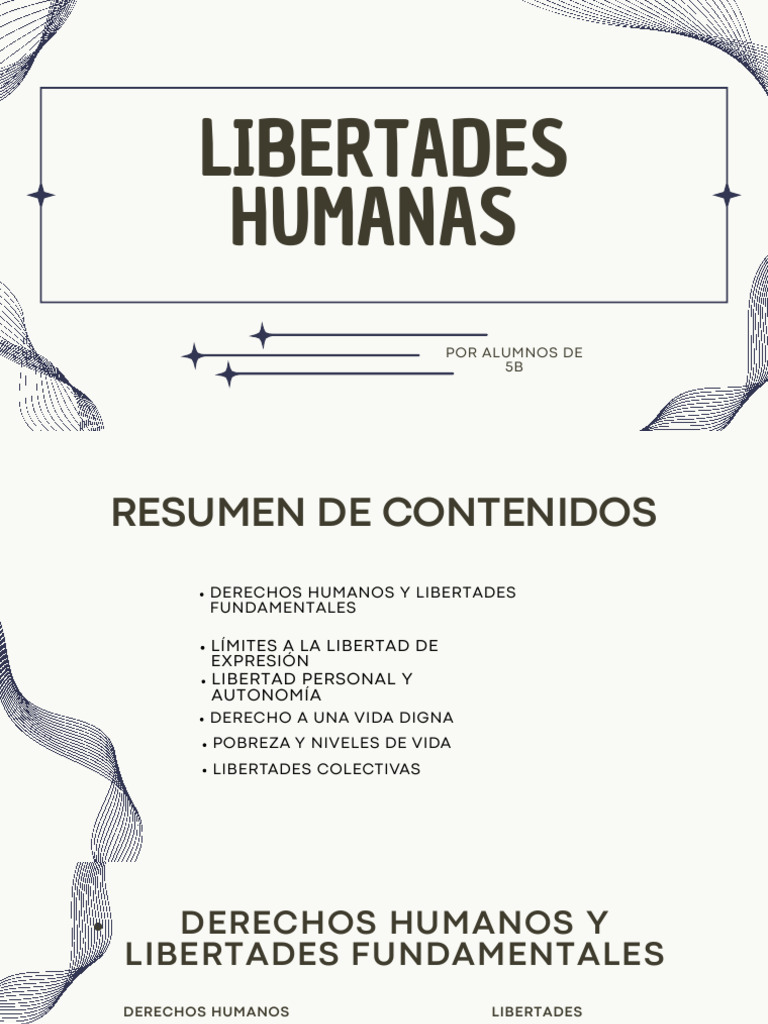 Libertades Humanas | PDF | Libertad | Derechos humanos