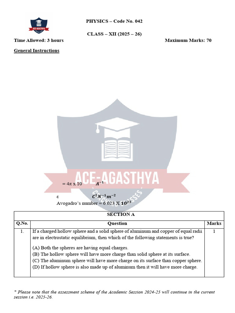 Physics Class 12 | PDF | Photoelectric Effect | Electric Current