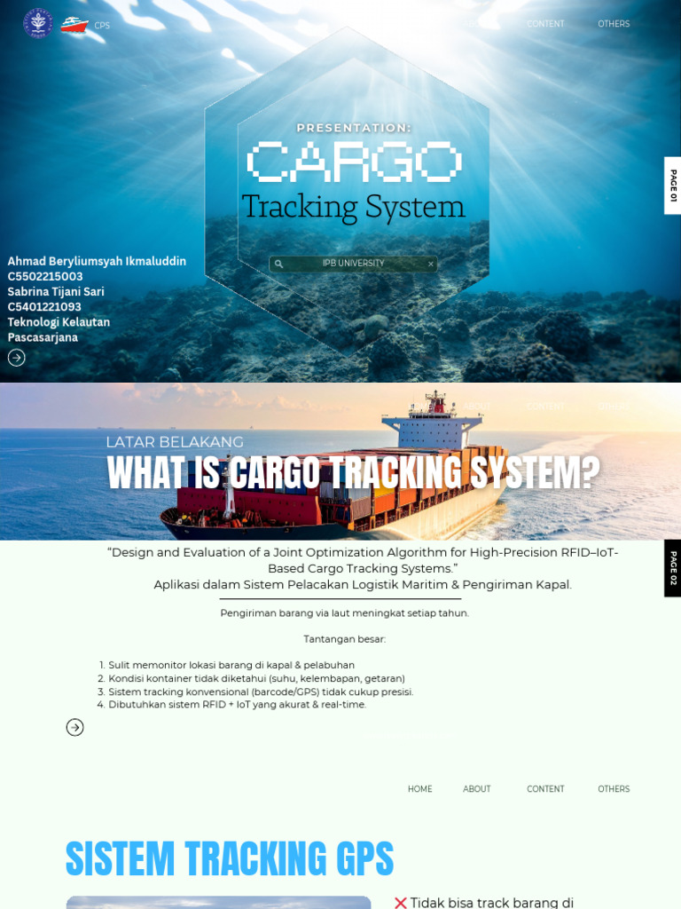 Sistem Pelacakan Kargo RFID-IoT | PDF