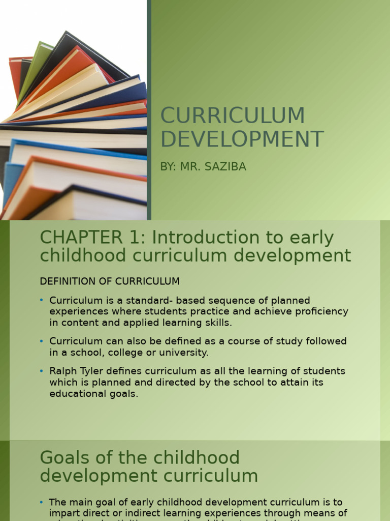 Curriculum Development Saz Notes | PDF | Curriculum | Early Childhood ...