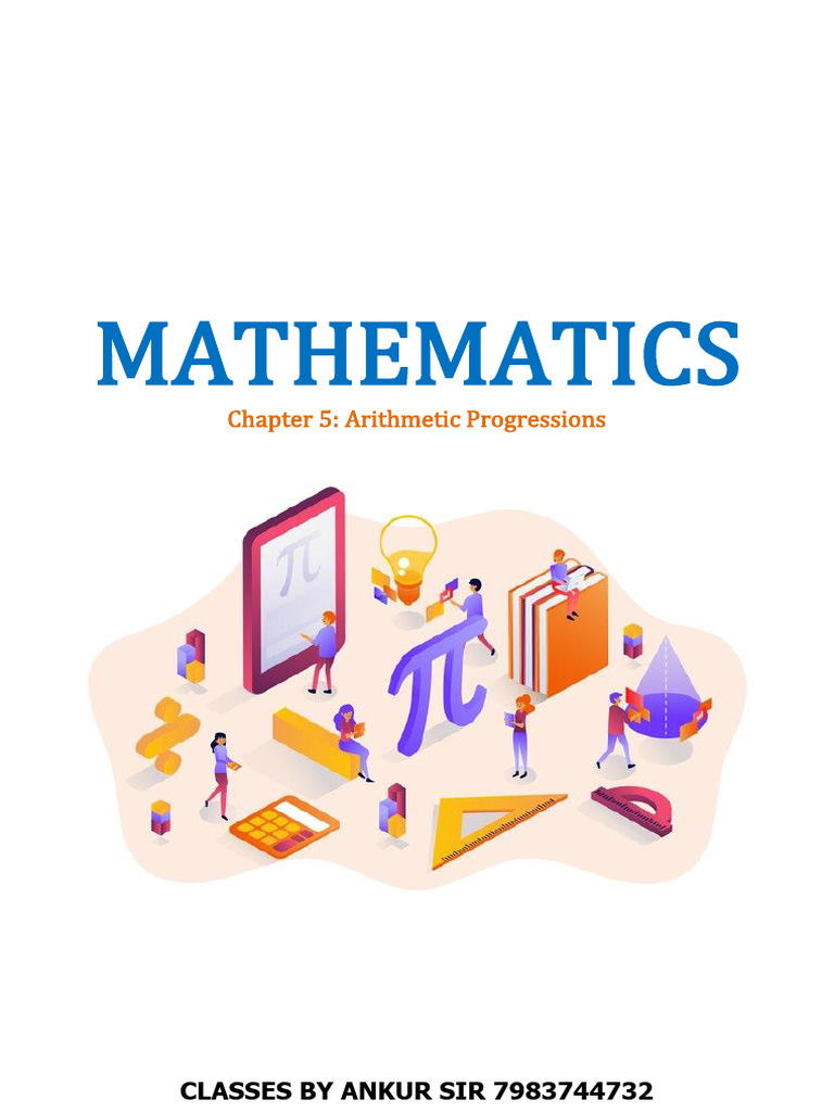 Chapter - 5 Arithmetic_Progression | PDF | Sequence | Numbers