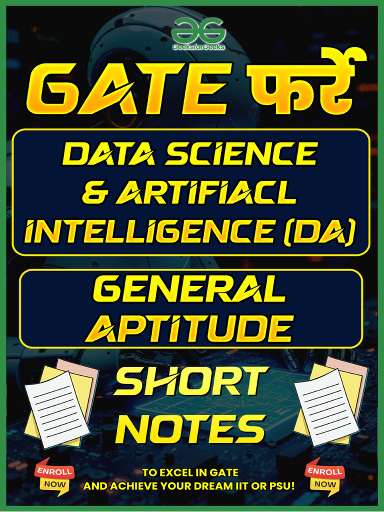 General Aptitude Da Short Notes | PDF | Area | Interest