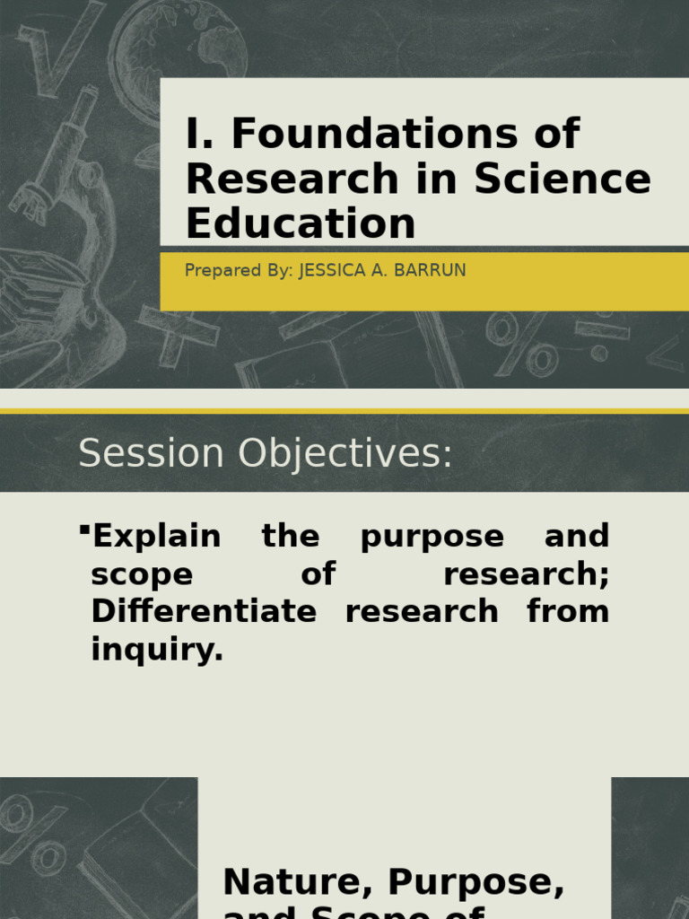 Foundations of Research in Science Education | PDF | Quantitative ...
