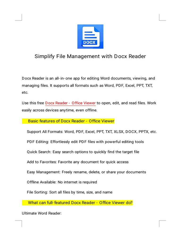 Converted Sample DOCX | PDF
