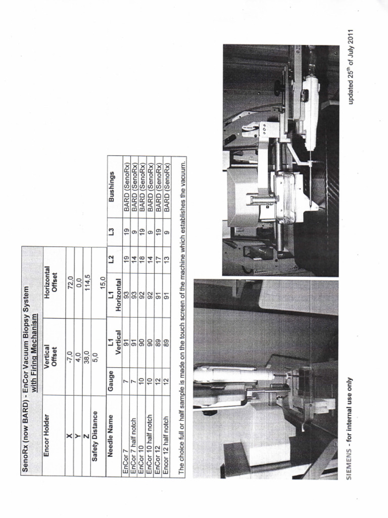 Siemens Encor Spec Sheet167 | PDF