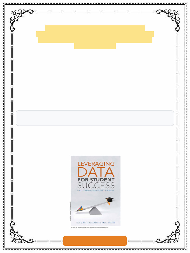 Leveraging Data For Student Success Improving Education Through Data ...