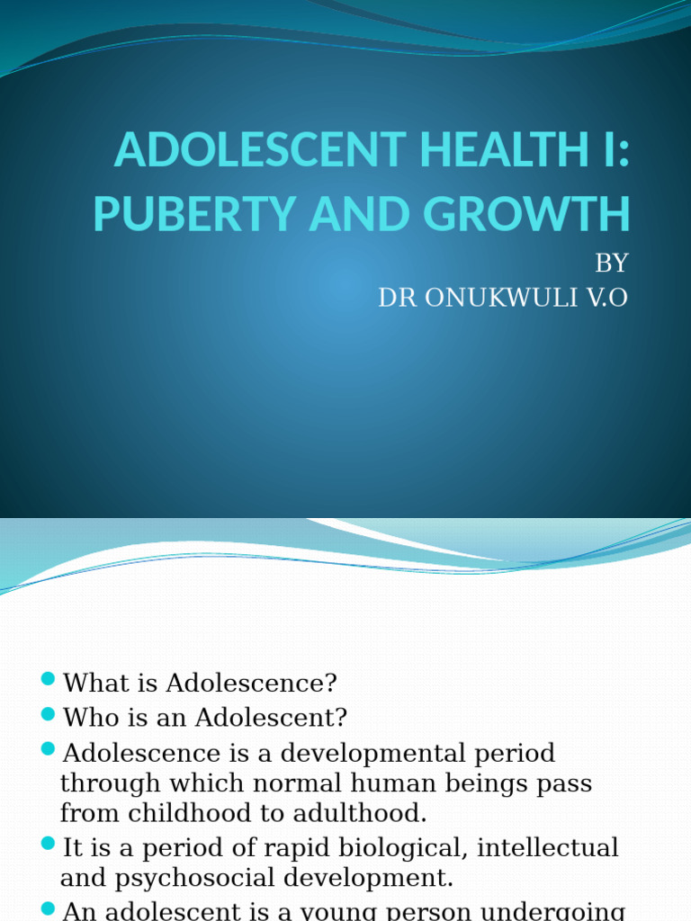 Understanding Adolescent Growth and Puberty | PDF | Luteinizing Hormone ...