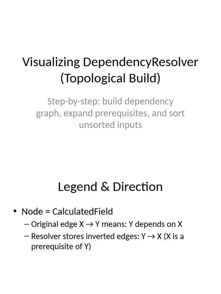 Dependency Graph Visualization Guide | PDF