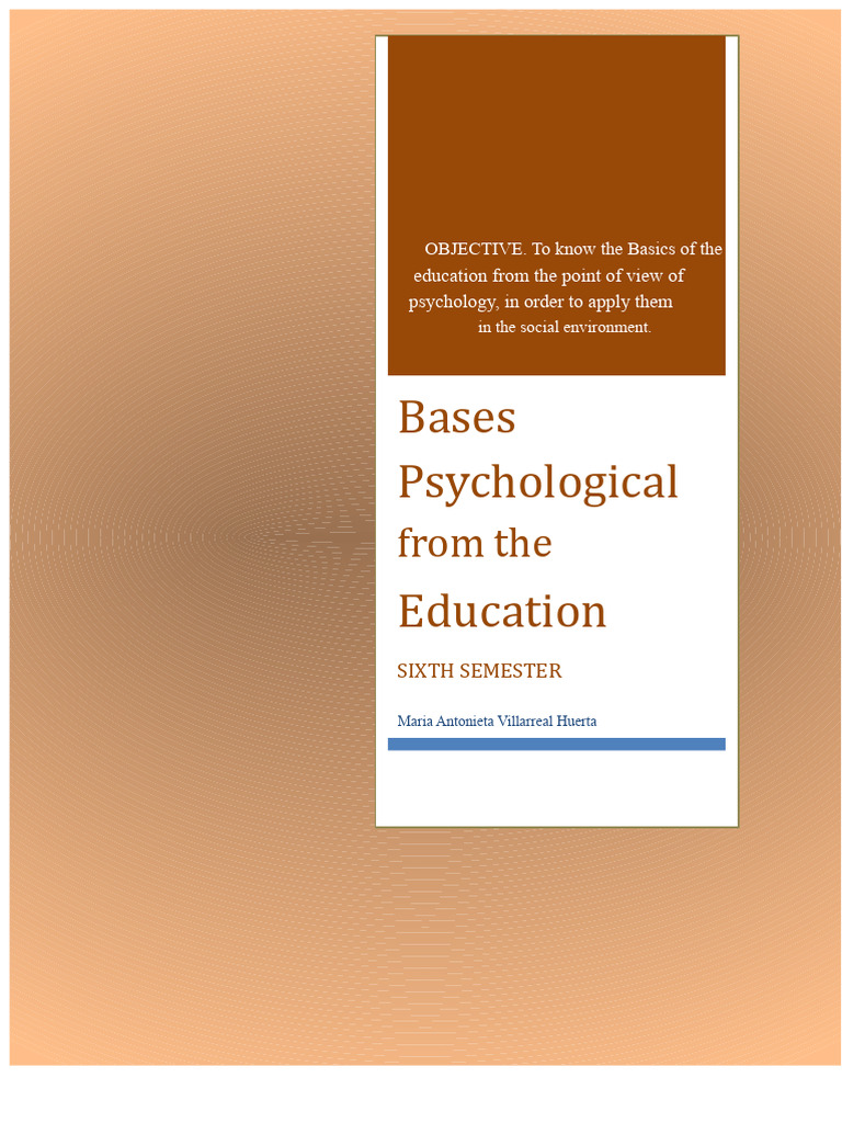 Psychology's Role in Education Basics | PDF | Psychology | Adolescence