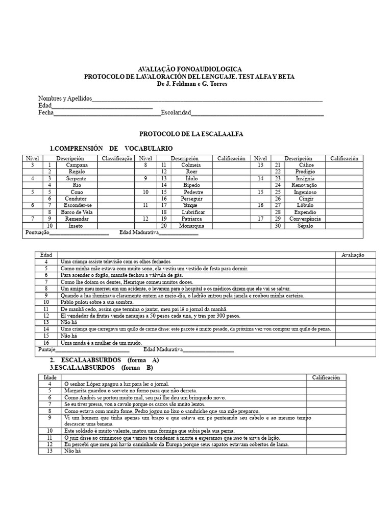 Formato Alfa e Beta | PDF