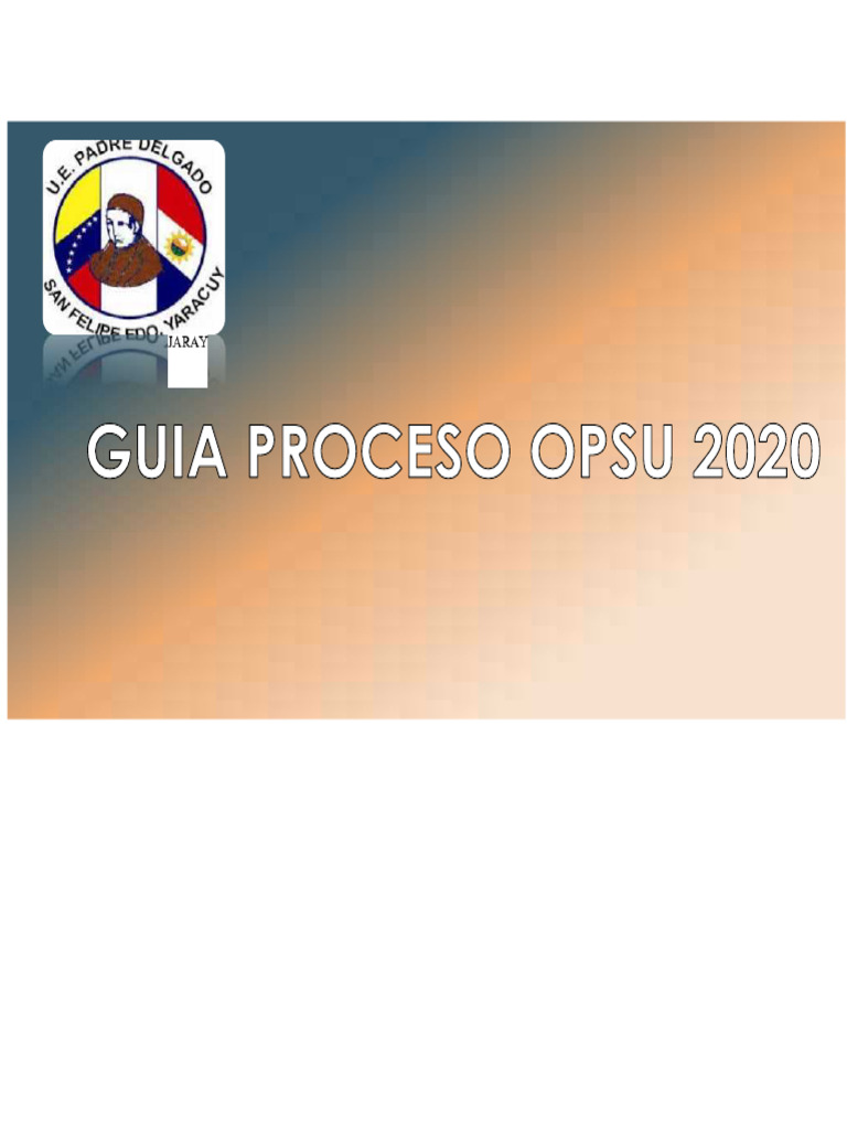 Panduan OPSU untuk Universitas Negeri | PDF