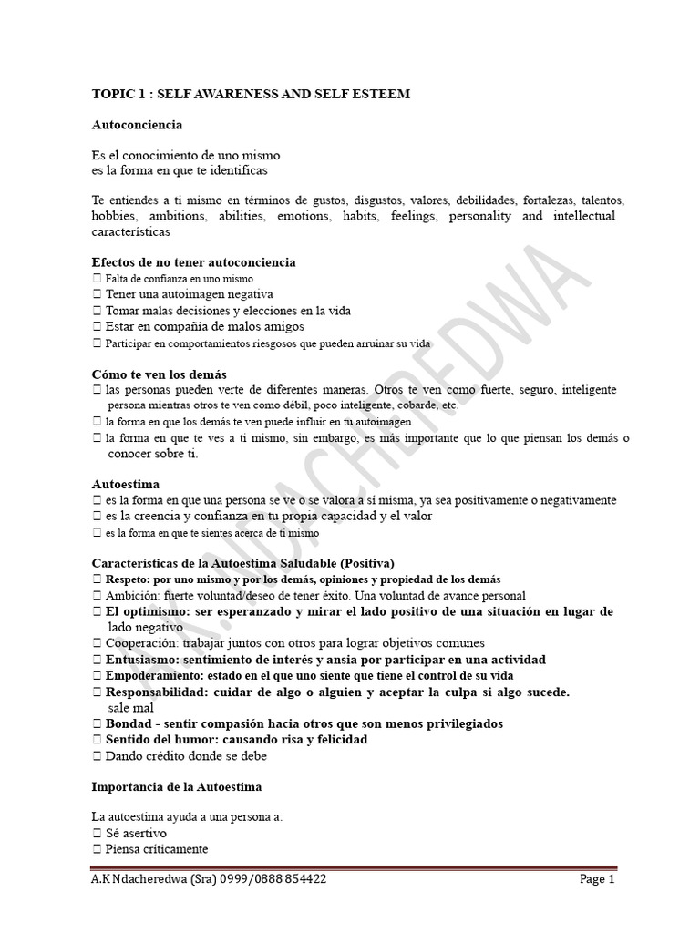 FORM_1_HABILIDADES_VITALES_NOTAS | PDF | Baño | Lavado de manos
