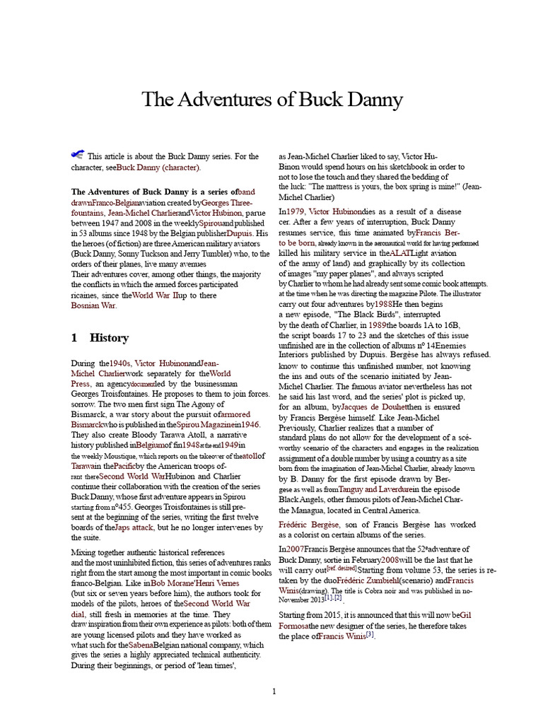 The Adventures of Buck Danny | PDF