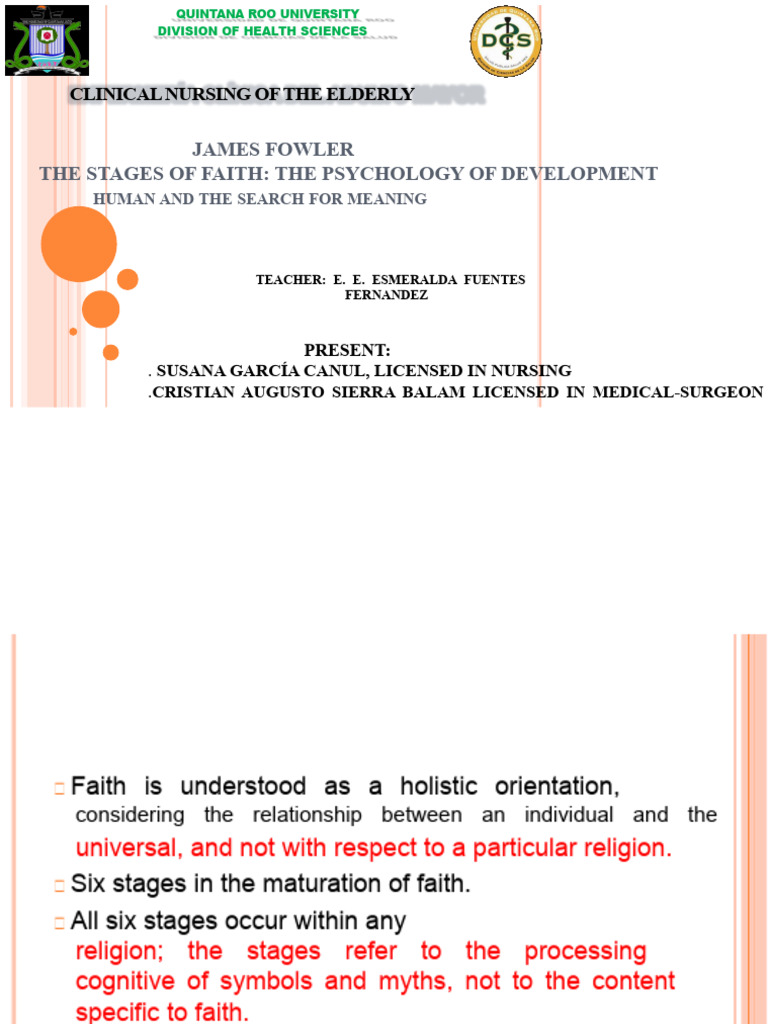 Stages of Faith Development Explained | PDF | Faith | Social Psychology