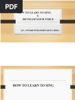 Essential Singing Techniques Guide | PDF | Singing | Vocal Pedagogy