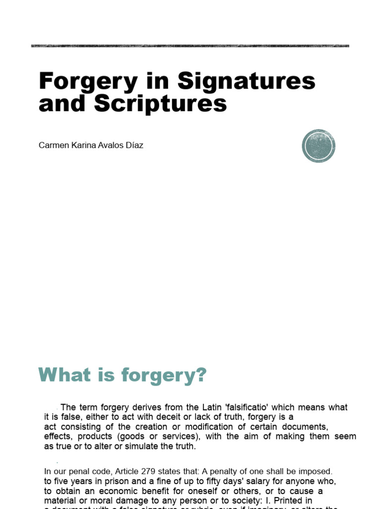 Understanding Signature Forgery Types | PDF | Signature | Forgery