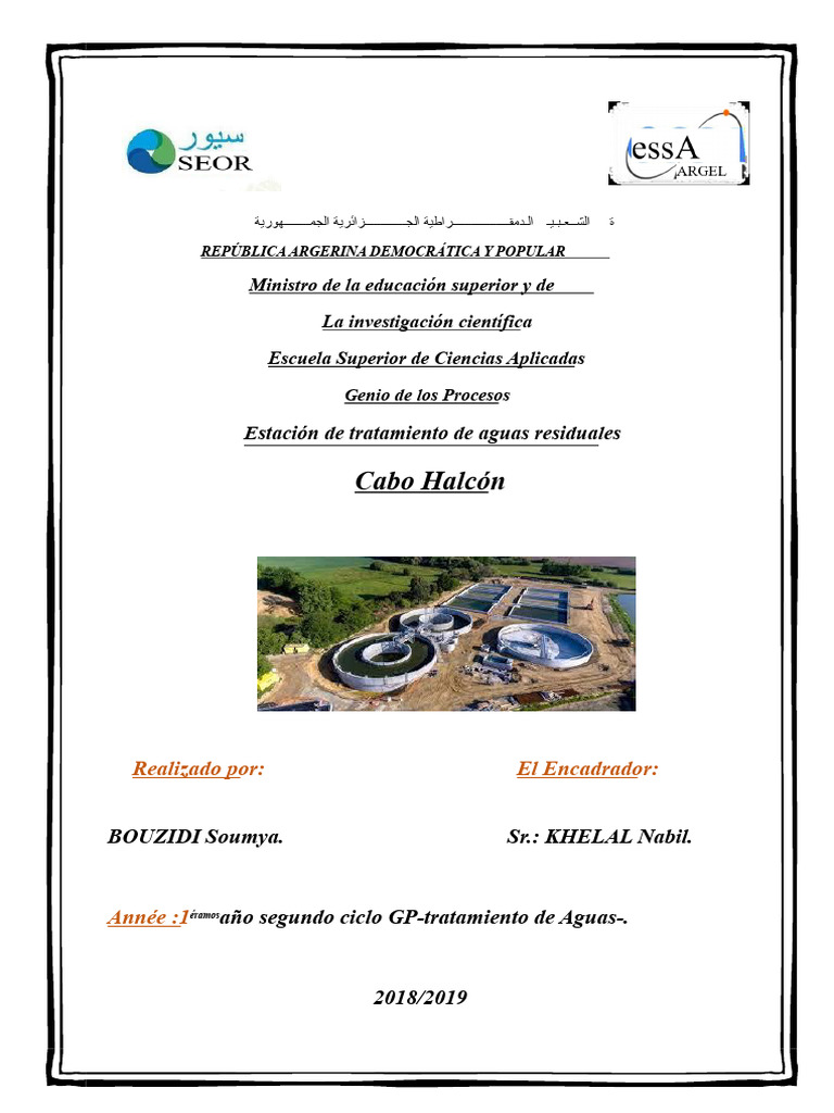 informe de prácticas SEOR s2-convertido | PDF | Aguas residuales | Química