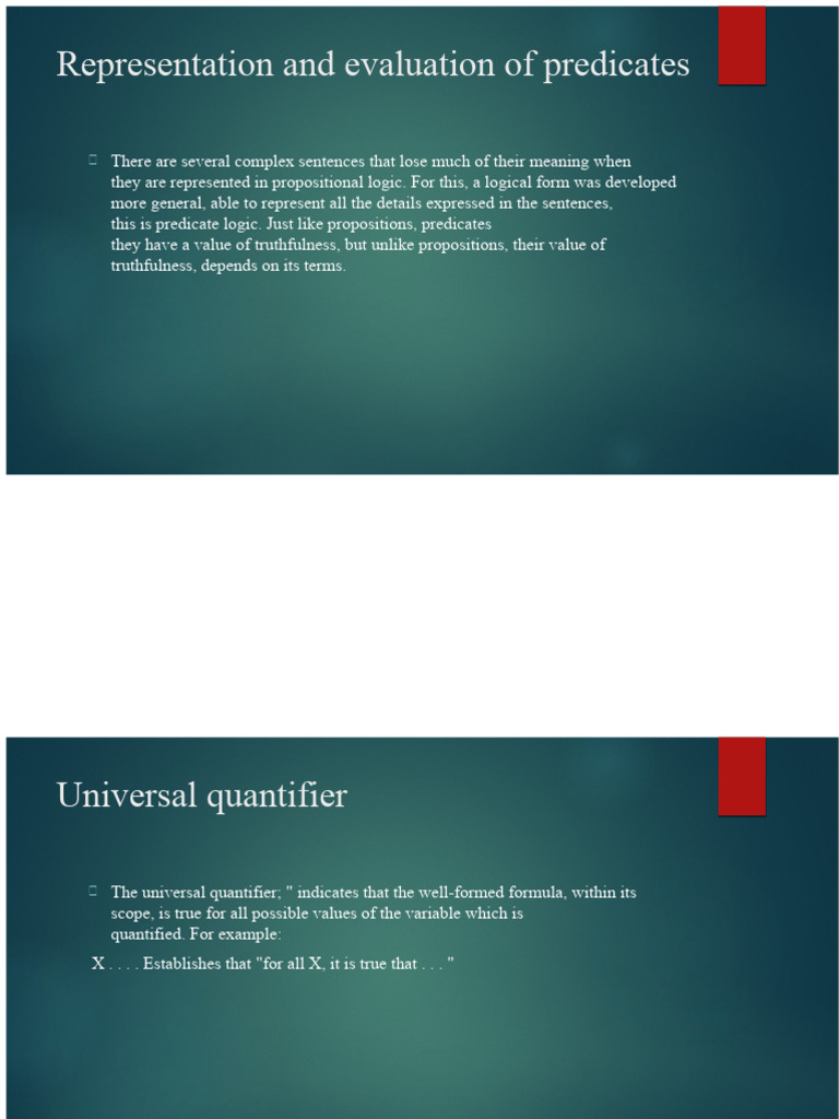 Representation and Evaluation of Predicates | PDF