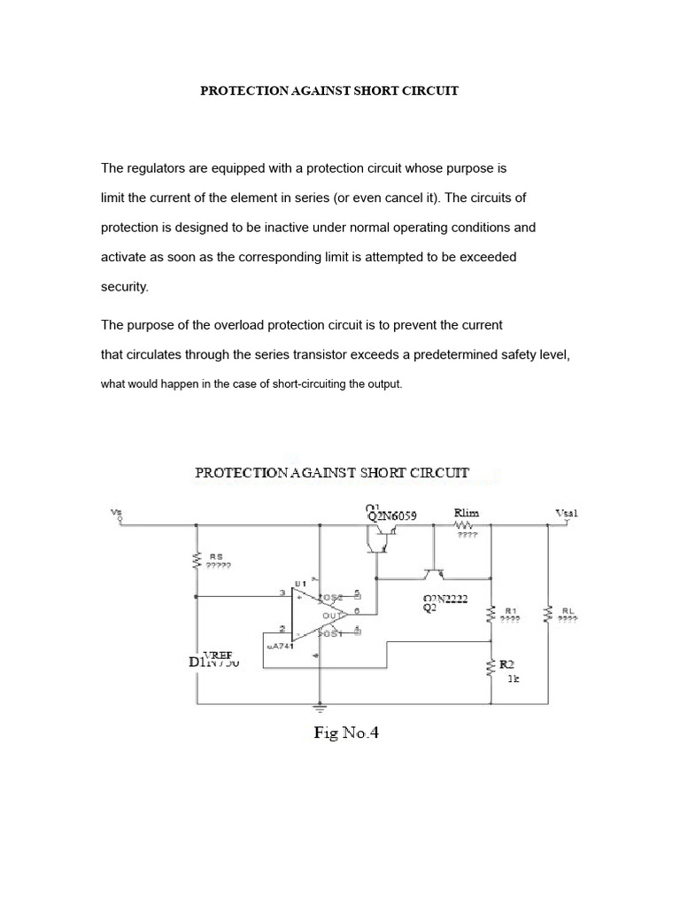 Protection Against Short Circuit | PDF