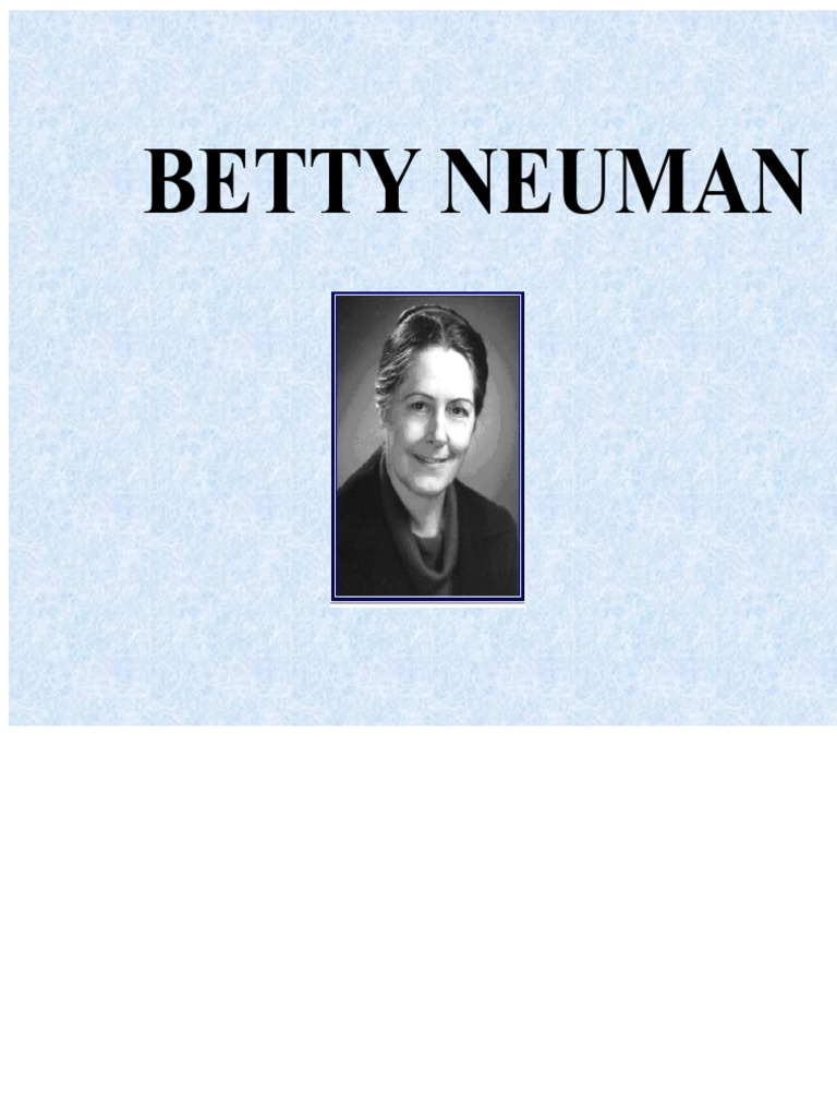 Betty Neuman | PDF | Stress (Biology) | Nursing