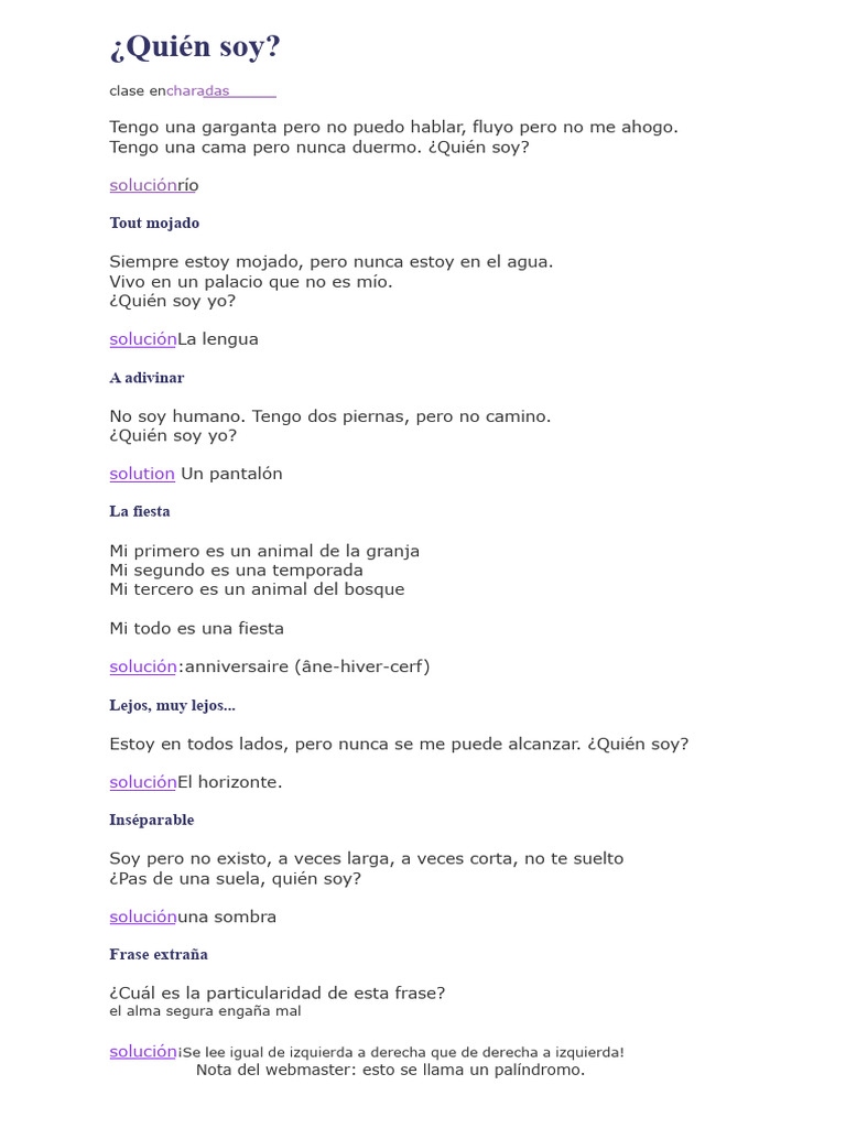 ¿Quién Soy Yo? | PDF