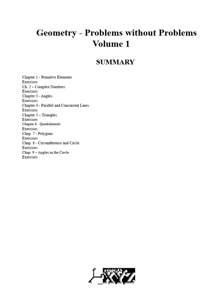 Geometry - Problems Without Problem - Vol. 1 | PDF