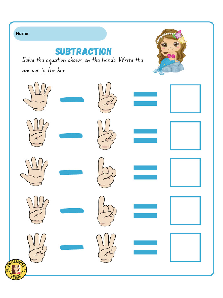Subtraction Practice Worksheets | PDF