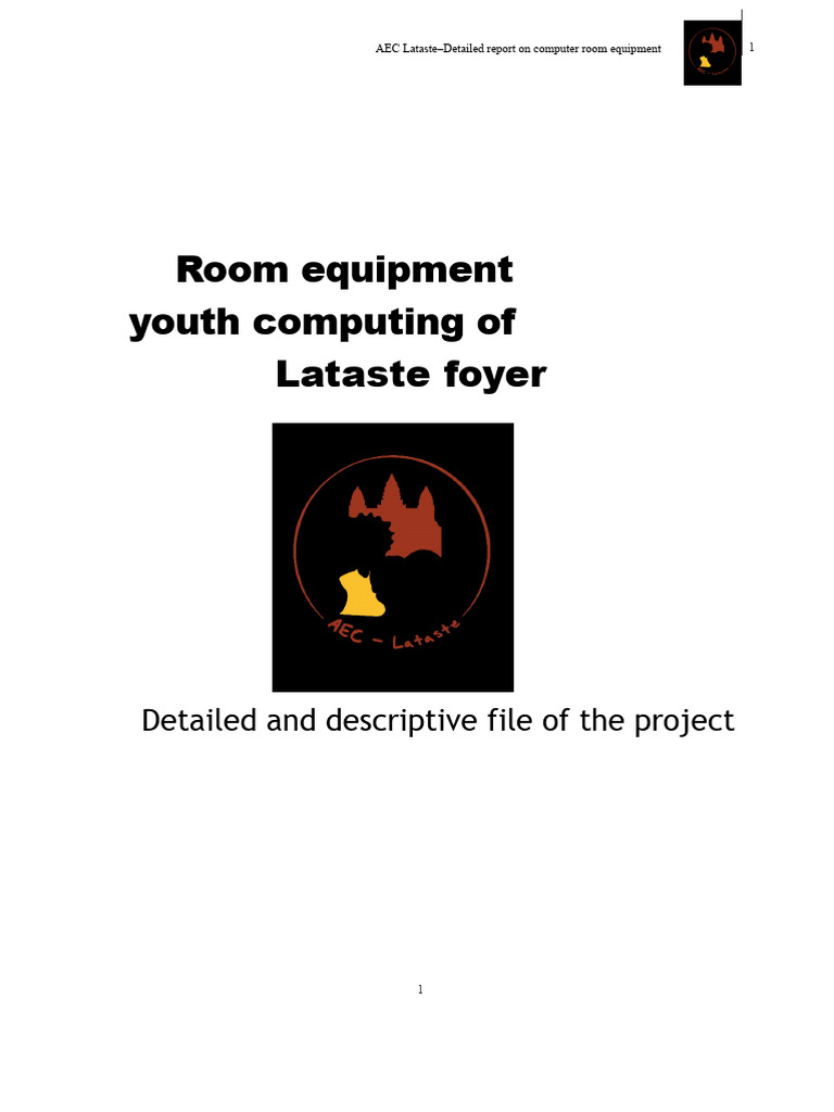 Project Description File Computer Room Aec Lataste | PDF