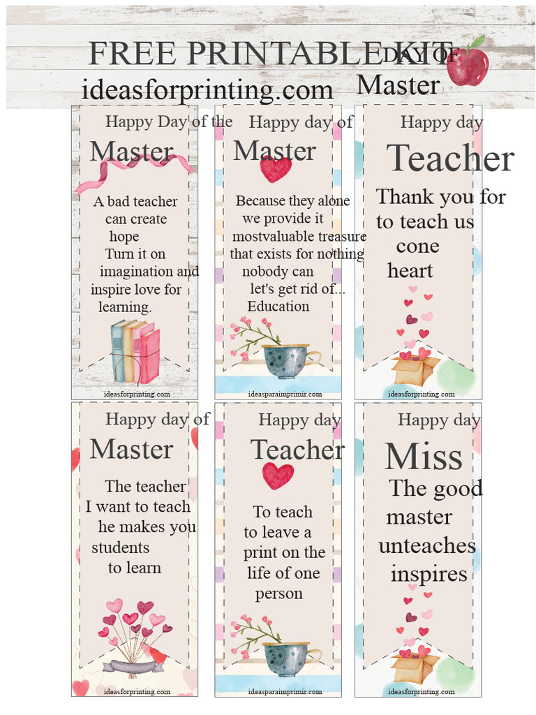 teacher's day kit phrases | PDF