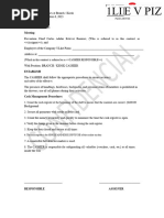 Cashier's Remittance Slip Template | PDF