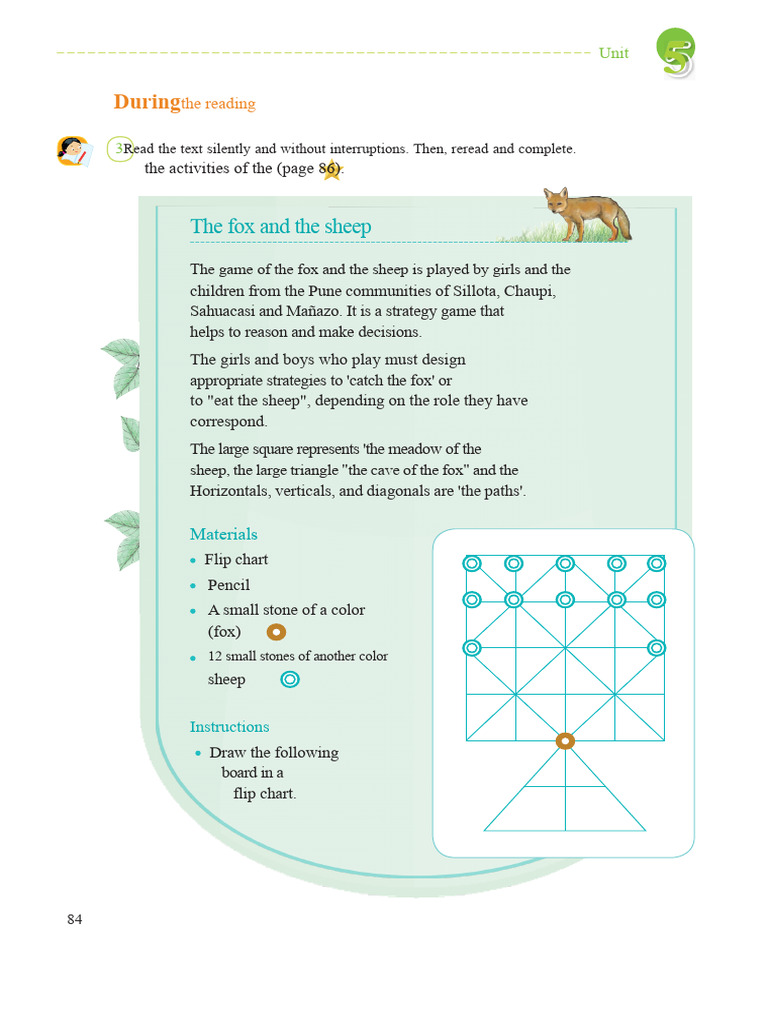 Text The Fox and The Sheep | PDF