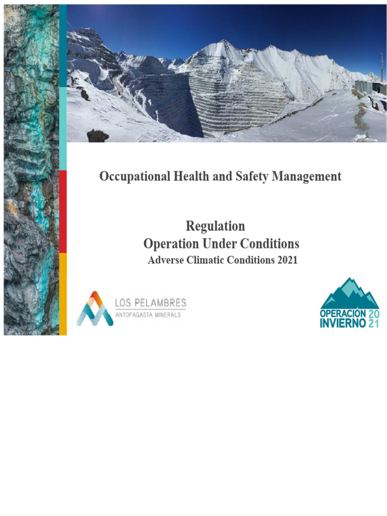 Regulations For Operation Under Adverse Weather Conditions 2021 | PDF ...