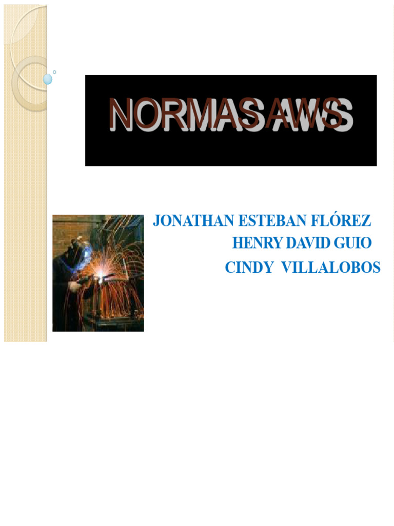 Normy-Aws Dla Elektrody | PDF