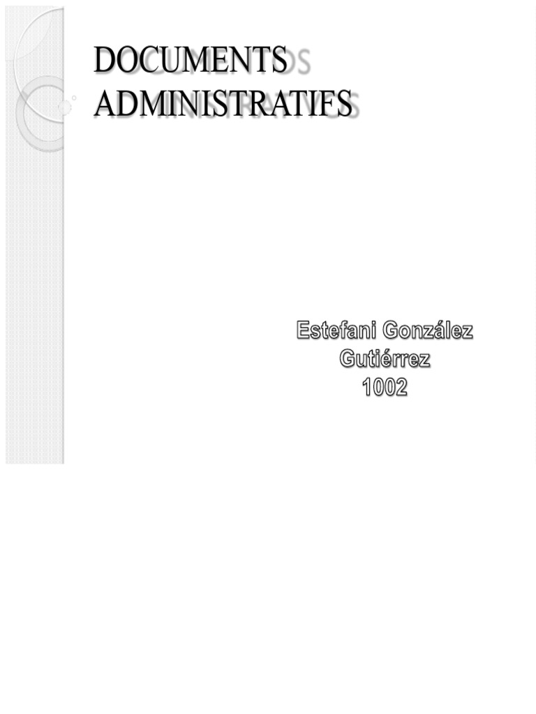 Guide des documents administratifs essentiels | PDF | Business