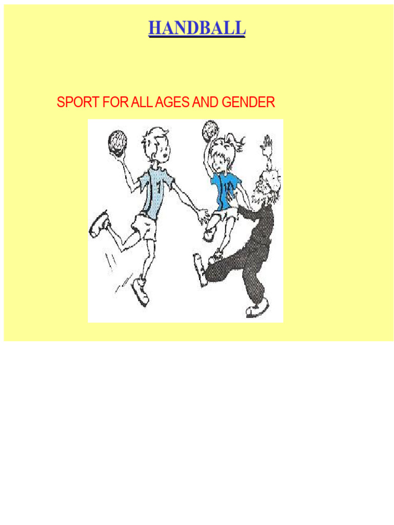 Handball Rules of The Game | PDF | Sports | Sports Rules And Regulations