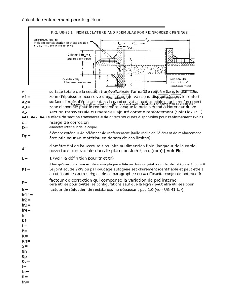 Calcul de renforcement pour gicleurs | PDF | Ingénierie mécanique ...