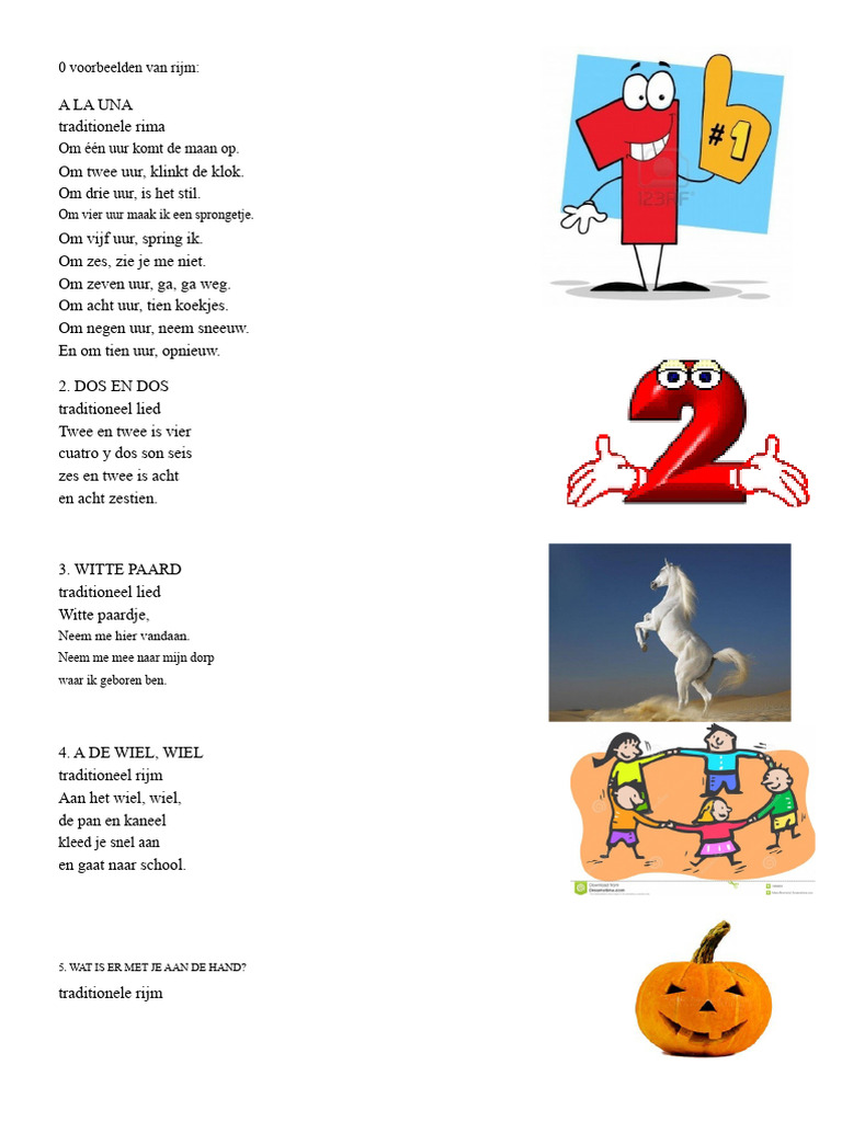 0 Voorbeelden Van Rijm | PDF