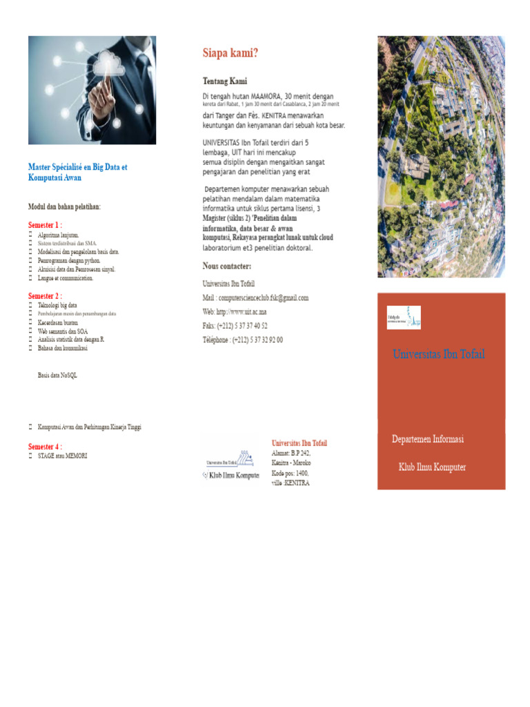 Master Spécialisé dalam Big Data dan Cloud Computing 2 | PDF