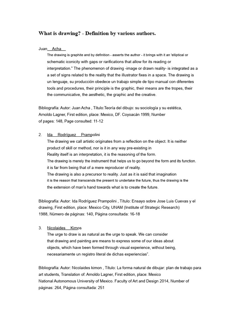 What Is Drawing and Syntax - Definition by Various Authors | PDF ...
