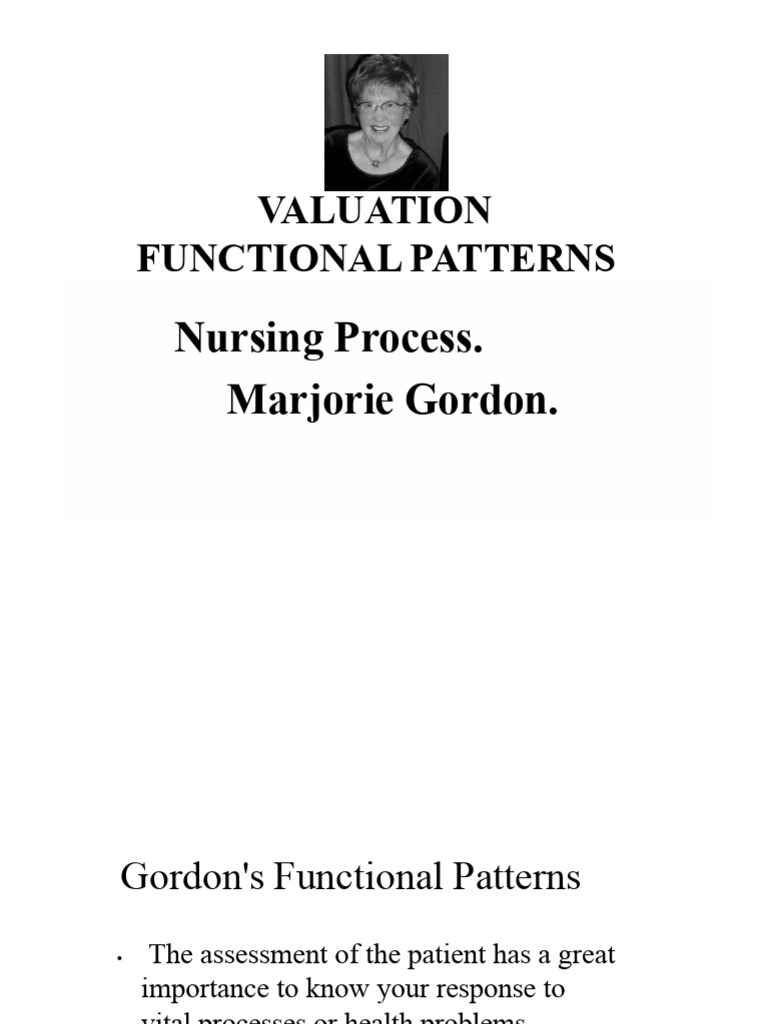 Gordon's functional patterns | PDF | Senses | Pain