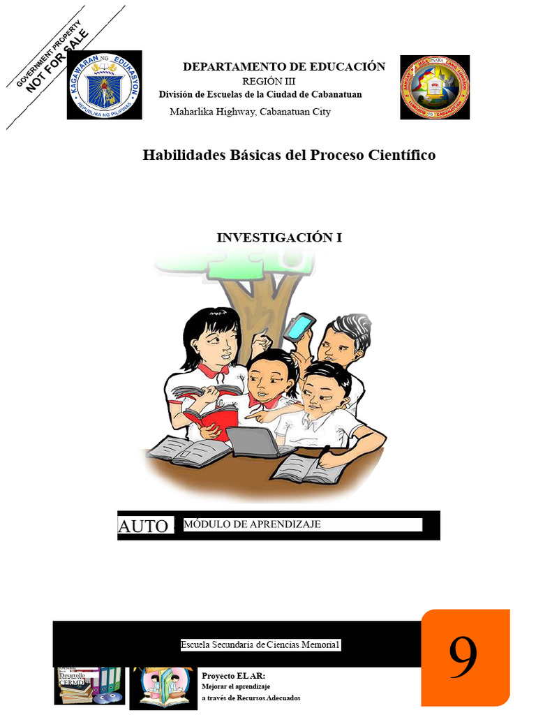 STE Investigación 1.G9.Q1.W1.M1 1.PDF | PDF | Medición | Comunicación
